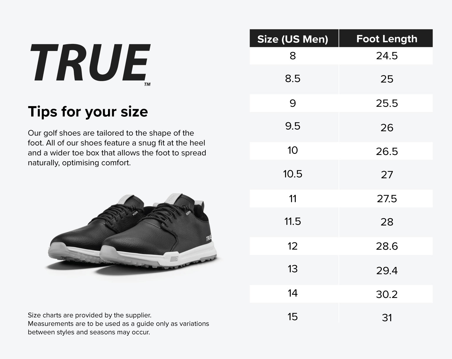 TRUE Linkswear OG3 Pro Golf Shoes - Pro Black